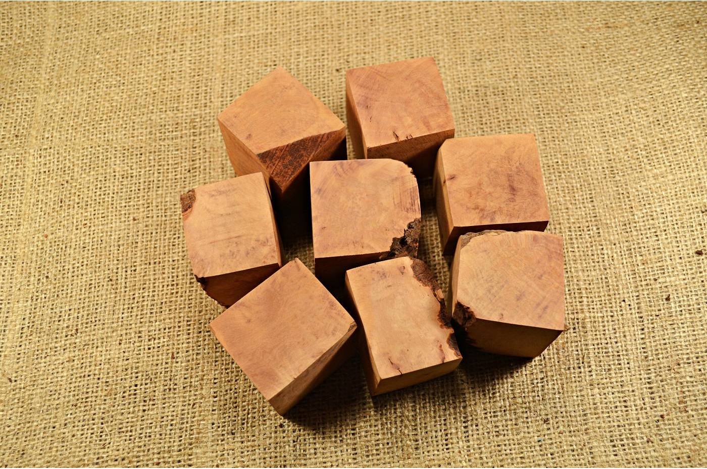 Briar Wood Blocks Greek Briar Square Medium