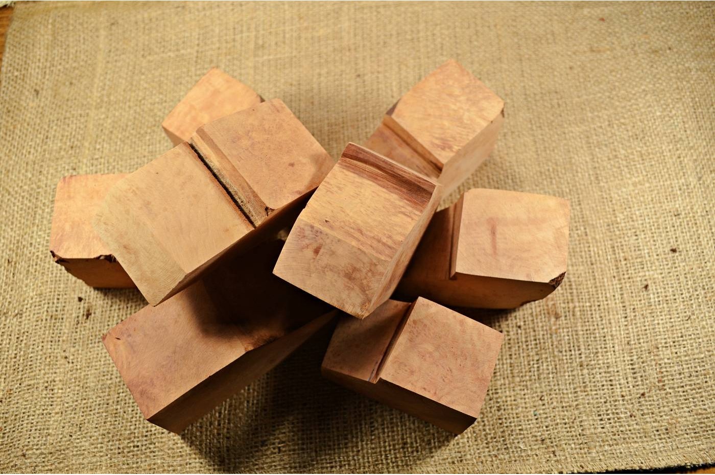 Briar Wood Blocks Greek Briar Straight Pipe BPB M9SP (MFF 1-2)