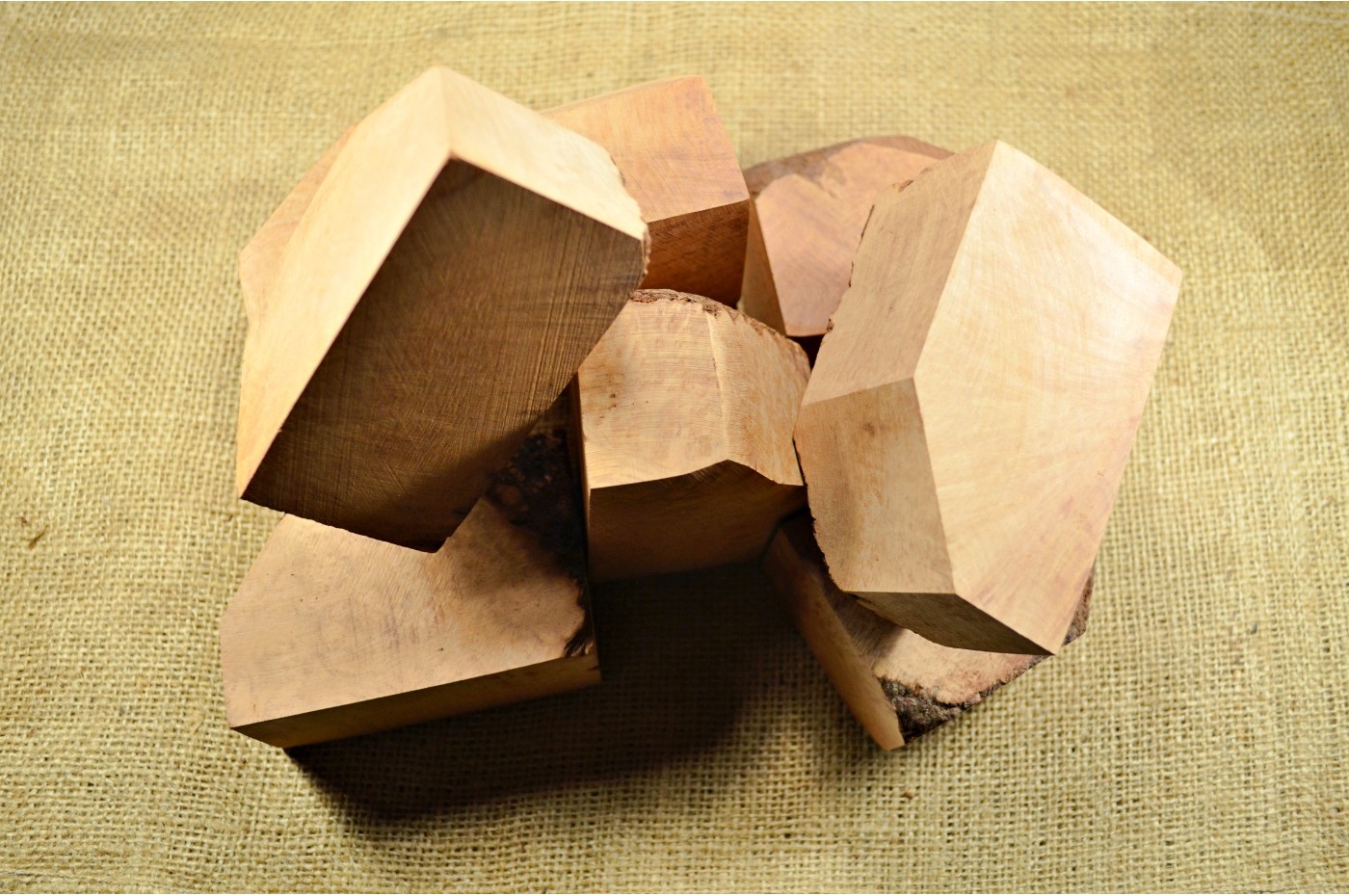 Briar Wood Blocks Greek Briar Bent Pipe BPB RSP