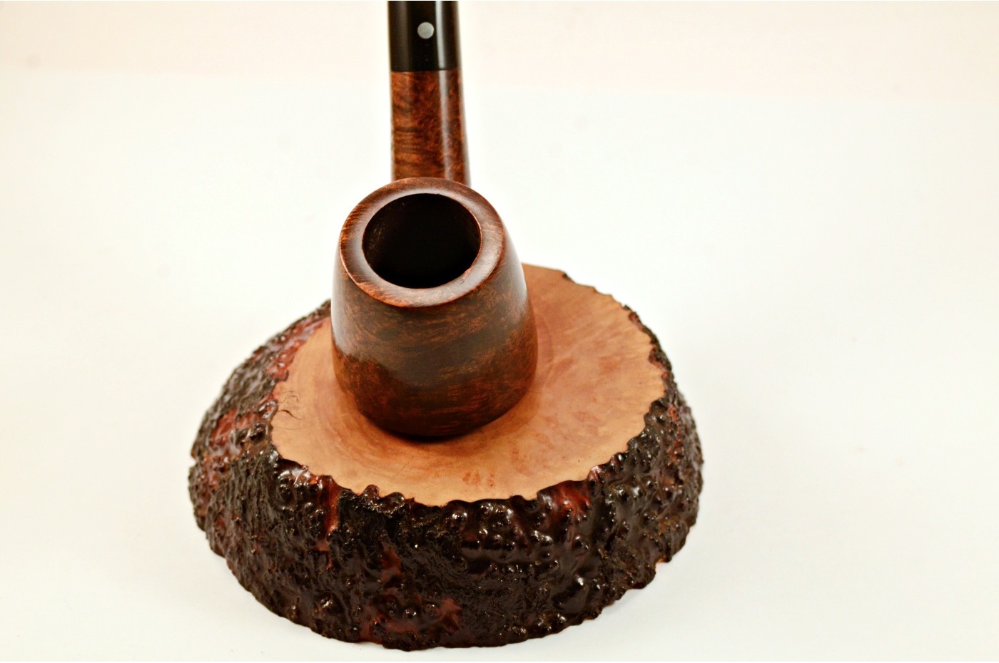 Bent Volcano Smoking Pipe Greek Briar No Filter Alexander Model 113B