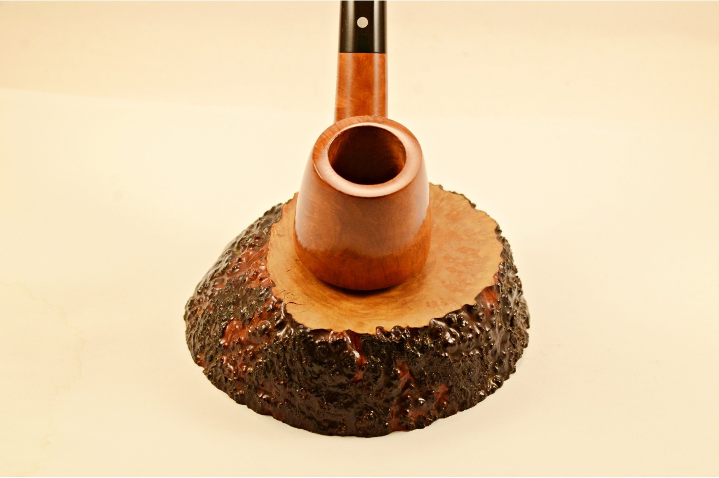 Bent Volcano Smoking Pipe Greek Briar No Filter Alexander Model 113B