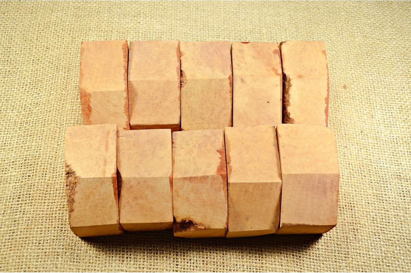 Briar Wood Blocks Greek Briar Straight Pipe BPB M8 M 1-2