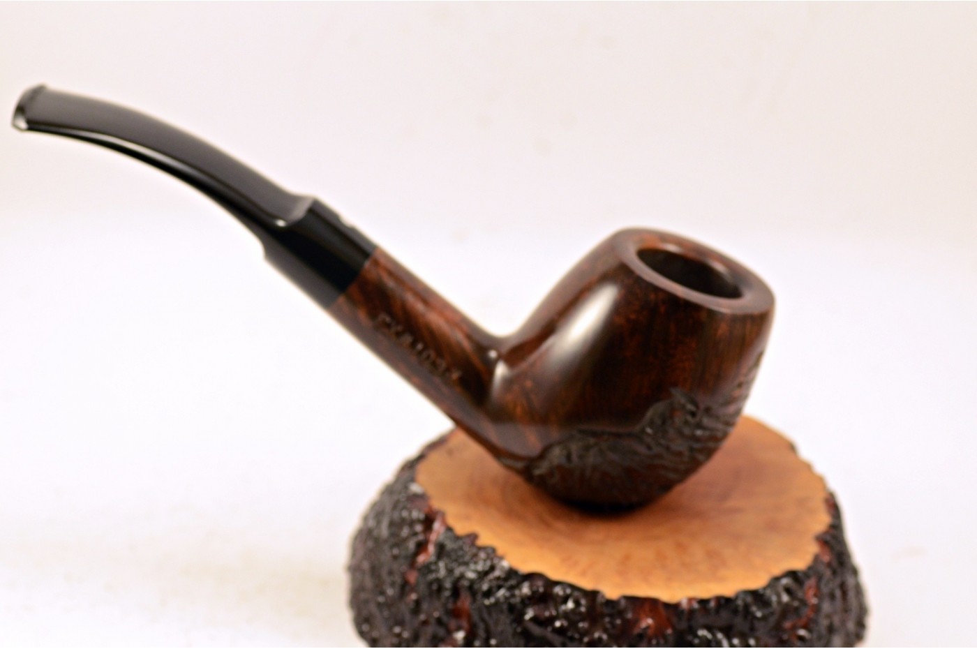 Semi Bent Smoking Pipe Greek Briar No Filter Alexander Danish Model 103B